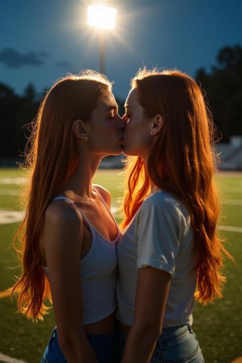 Ginger College Girls Kissing At Soccer Field V20 By Pazuzulord On Deviantart