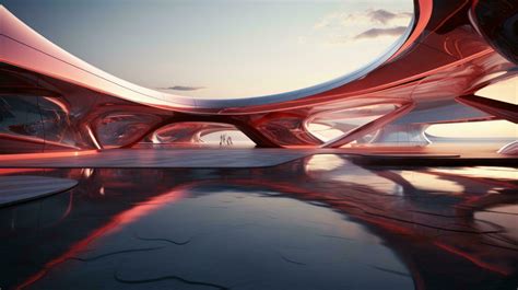 Visualizing Futuristic Architecture With An Abstract 3d Render Check