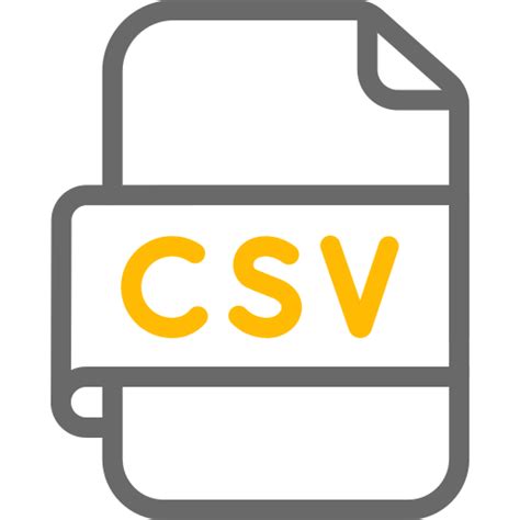 Csv Free Icon