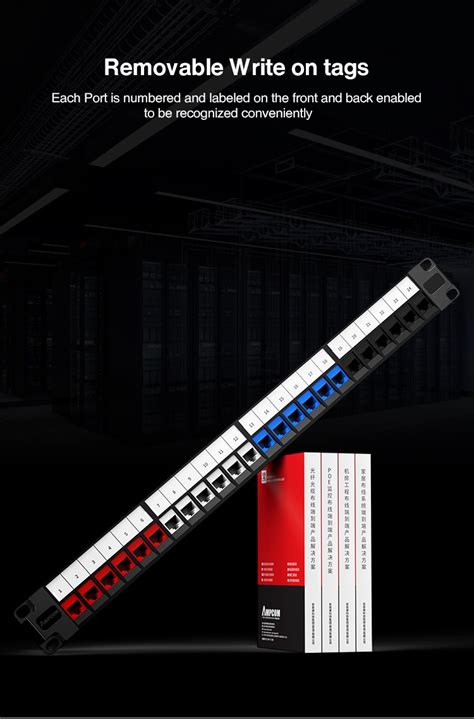 Ampcom Patch Panel Port Patch Panel Pass Through Rj Unshielded