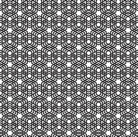 Premium Vector Seamless Black White Geometric Pattern