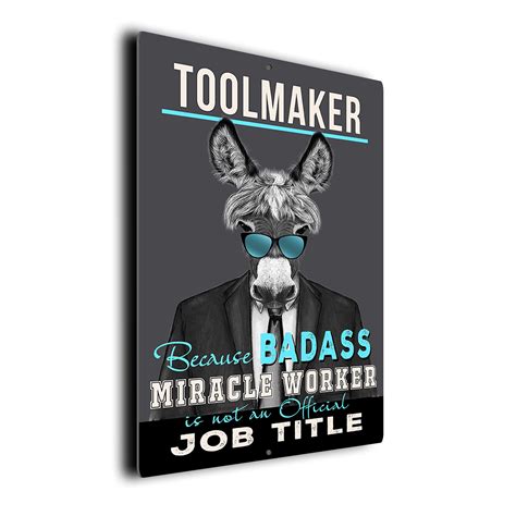 T For Toolmaker Badass Miracle Worker Toolmaker Ts