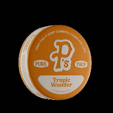 Pushin Ps Thcp Gummies Tropic Wunder Vaping Elements All The