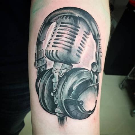 Micro By Noa Micro Microphone Headphone Music Musictattoo Tattoo