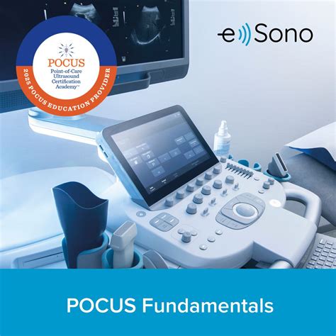 E Sono And Pocus Certification Academy Pocus Fundamentals Certificate