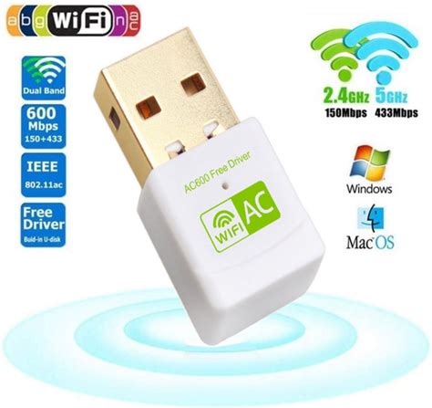 Wi Fi адаптер Wifi Ac адаптер Usb 802 11ac 2 4 и 5 ГГЦ Wifi адаптер Wifi адаптер для