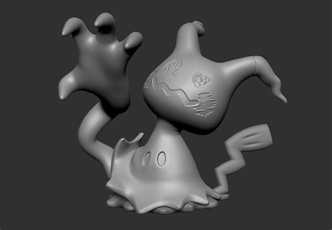 Mimikyu Figurine Print Ready 3d Model 3d Printable Cgtrader