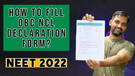 Neet Declaration Form 2023 Printable Forms Free Online