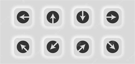 premium vector collection arrows icon control navigation illustration