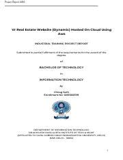 Comprehensive Study On Cloud Computing With AWS For IT Project Course Hero