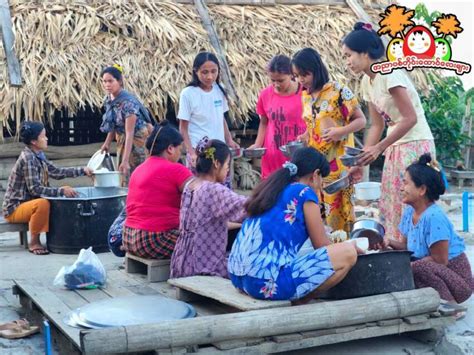 ဆားလင်းကြီးမြို့နယ်တွင် ရက်ရှည်စစ်ရှောင်စခန်း ၄ နေရာကို ထမင်းတစ်နပ်လှူဒါန်း Khit Thit Media