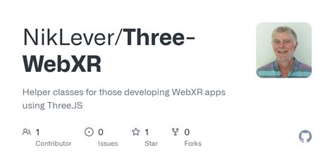 Github Nikleverthree Webxr Helper Classes For Those Developing