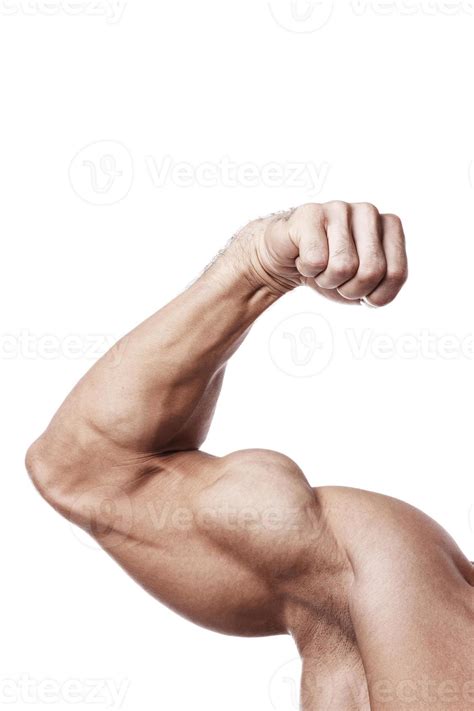 Muscular Male Arm With Bicep Peak Stock Photo At Vecteezy