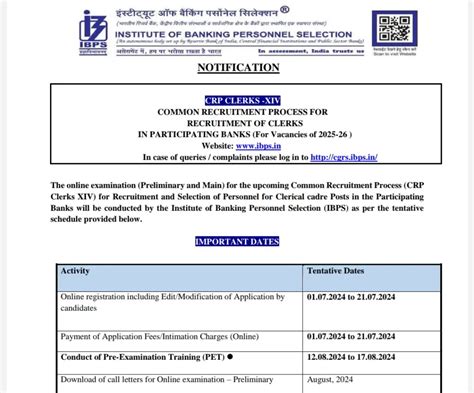 सरकर नकर कलरक पदसठ जगच जमबभरत ऑनलईन अरज IBPS Clerk Notification