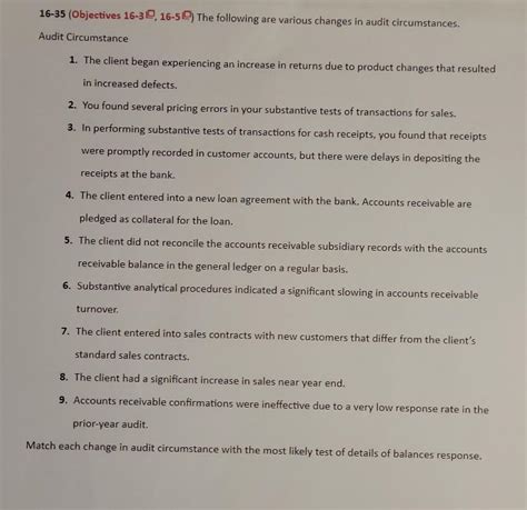Solved 3 In Performing Substantive Tests Of Transactions