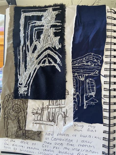 Pin By Yssennagger Moxey On Places And Spaces Textiles Textiles Sketchbook A Level Art