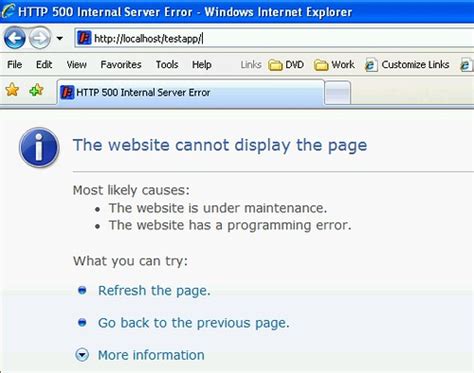 jsp error page and internet explorer