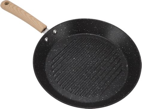 Anggrek Nonstick Flat Bottom Frying Pan 12 Inch With Lid