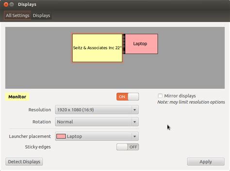 Bagustris Home Store Permanently Ubuntu Multiple Displays Setting