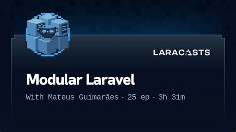 Laracasts Modular Laravel