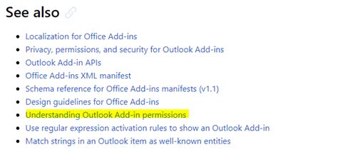 Loc Invalid Link In An Article · Issue 289 · Officedevoutlook Dev