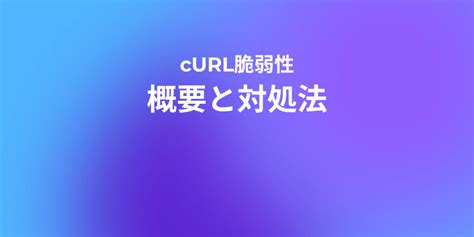 Curlの脆弱性：概要と対処法をご紹介