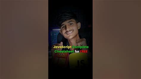 javascript cheatsheet for free 🤩 shorts javascript cheatcodes youtube