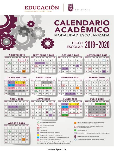 Calendario Ipn 2020 Pdf Pdf