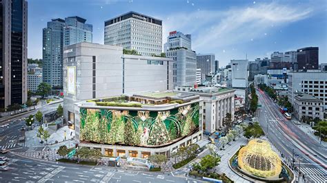 삼성전자 신세계백화점 본점 초대형 Led 사이니지 공급 Samsung Newsroom Korea Media Library