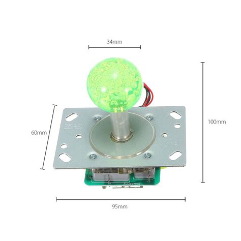 diy joystick arcade kits 2 players with 20 led arc vicedeal