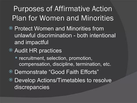Affirmative Action Presentation Ppt