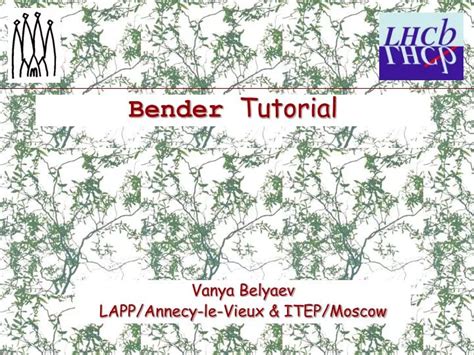 Ppt Bender Tutorial Powerpoint Presentation Free Download Id4255233