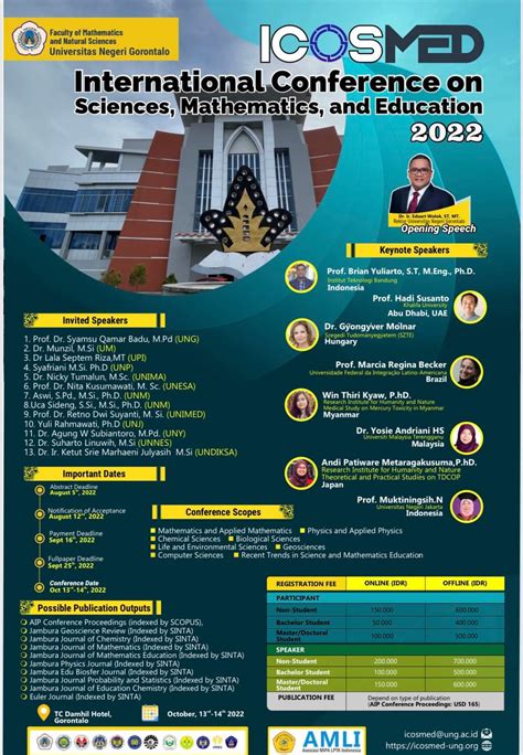 International Conference On Sciences Mathematics And Education 2022