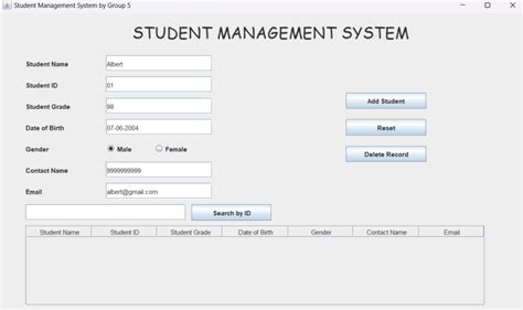 Student Management System Project In Java With Source Code And Report