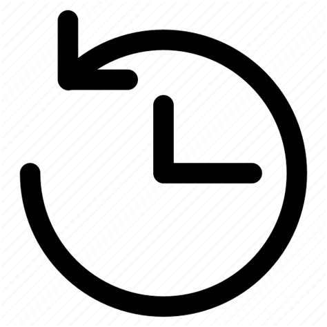 Clock Ecommerce Restart Time Web Icon