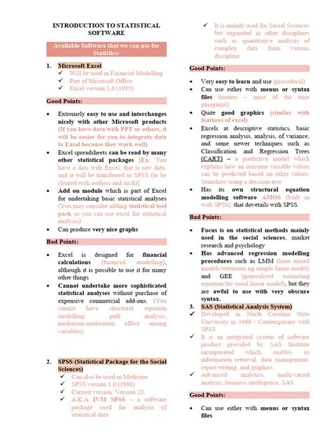 Sasa Notes Finals Pdf Spss Sas Software
