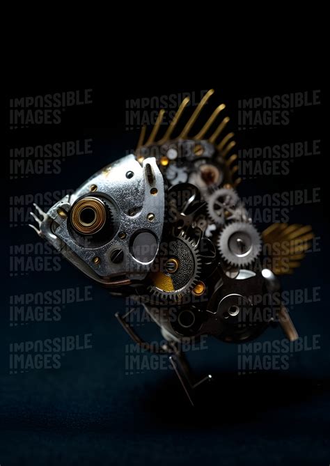 Tiny Clockwork Fish Impossible Images Unique Stock Images For Commercial Use