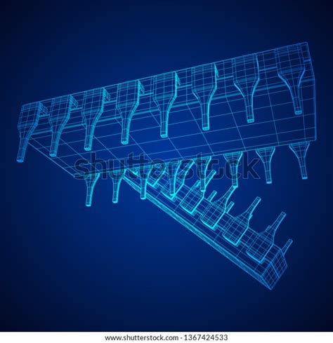 Microchip Quantum Processor Microprocessor Board Electronic Stock Vector Royalty Free