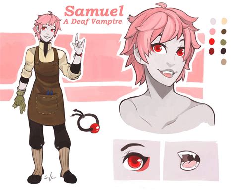 Samuel The Deaf Vampire Ref By Sofia 1989 On Deviantart