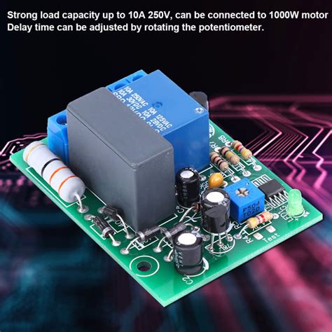 Timer Relay Switch Delay Power On Module Adjustable Delay Time Ac 220v Accurate 10a250v Load For