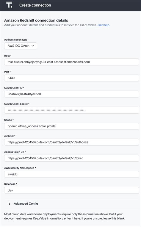 Integrate Thoughtspot With Amazon Redshift Using Aws Iam Identity