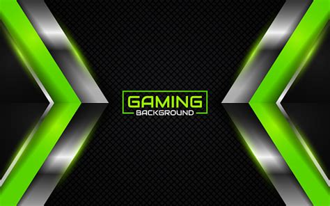 현대 Esport 모양과 추상 미래 블랙과 밝은 녹색 게임 배경 3차원 형태에 대한 스톡 벡터 아트 및 기타 이미지 3차원 형태 E스포츠 가리기 Istock