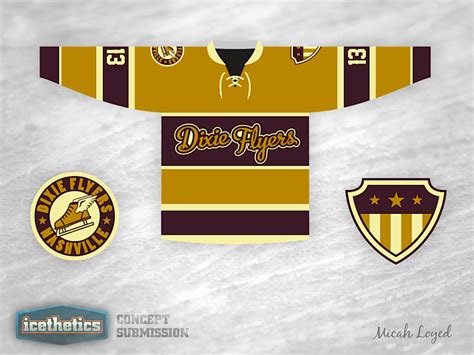 Dixie Flyers Hockey Jersey In 3 Sizes Limited New Jersey Paisley