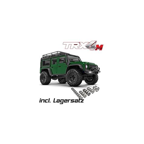 Traxxas TRX-4m LR Defender 4x4 grün RTR inkl. Akku/Lader & Lagersatz ...