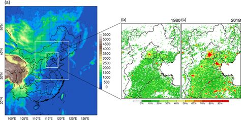 A Three Nested Domains Configured In The Weather Research And