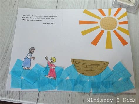 Jesus Walks On Water Craft Ideas At Jimmy Milam Blog