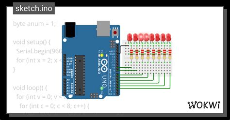 Bit Shift Operators For Loop Iteration Part 1 Wokwi ESP32 STM32
