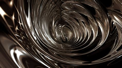 Reflective Abstract Spiral Surface Rendered In 3d Background Spiral Circle Spiral Shape