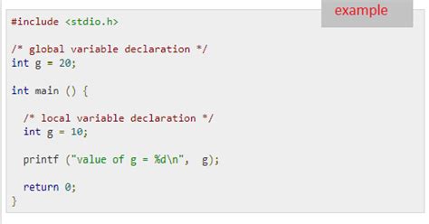 When The Above Code Is Compiled And Executed It Produces The Following