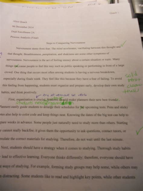 Process Analysis Essay English 111 Portfolio